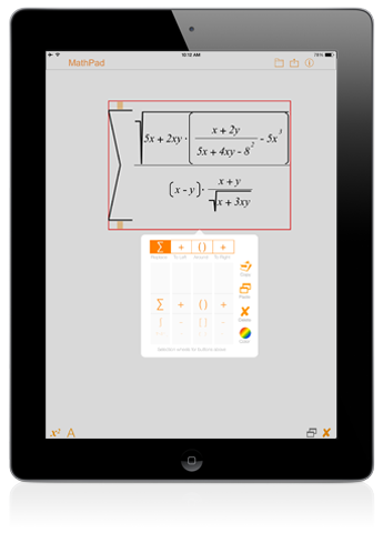 MathPad – Equation writer app – ZurApps Research Inc.